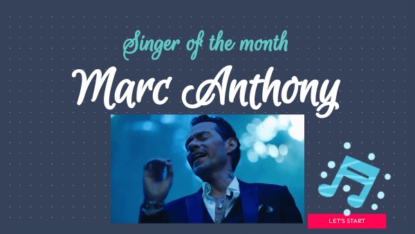 Marc Anthony | Genially