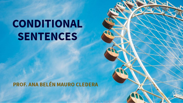 Conditional sentences