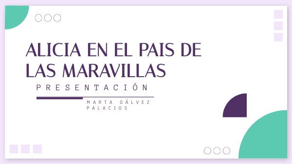 PRESENTACION ILUSTRACIÓN ALICIA