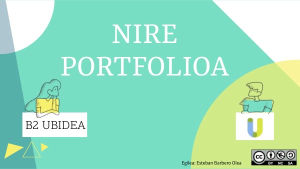 B2 Ubidea: Nire portfolioa