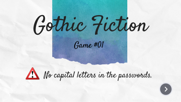 EASY - Gothic Fiction - Game #01