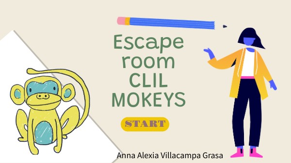 ESCAPE ROOM CLIL monkeys