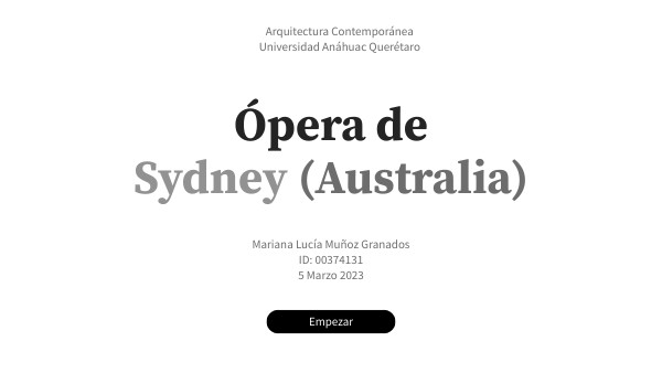 OPERA DE SYDNEY | Genially