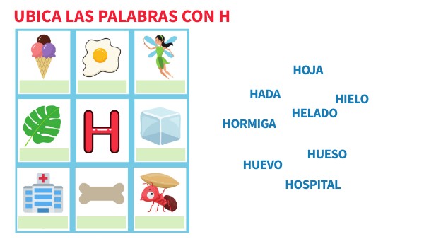 Palabras con H
