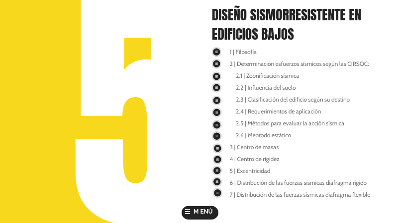 MODULO 2: DISEÑO SISMORRESISTENTE DE EDIFICIOS BAJOS | Genially