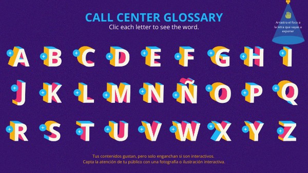Call center Glossary | Genially