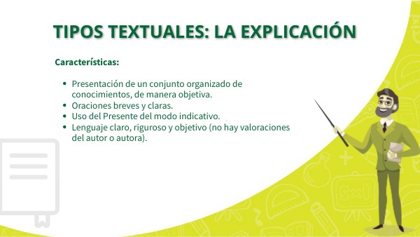 Tipos textuales:La explicación 2021 | Genially