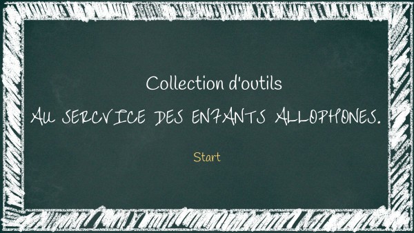 Collection d'outils pour les allophones. | Genially