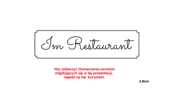 Im Restaurant | Genially