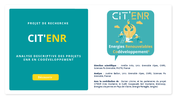 Analyse descriptive des projets ENR en codéveloppement | Genially