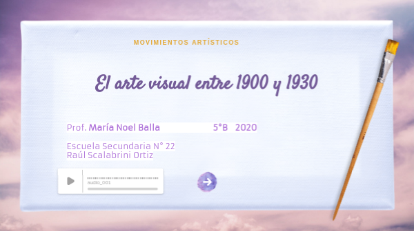 El arte 1900-1930 | Genially