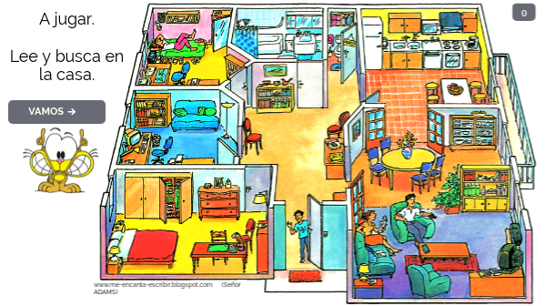 Juego: el lexico de la casa | Genially