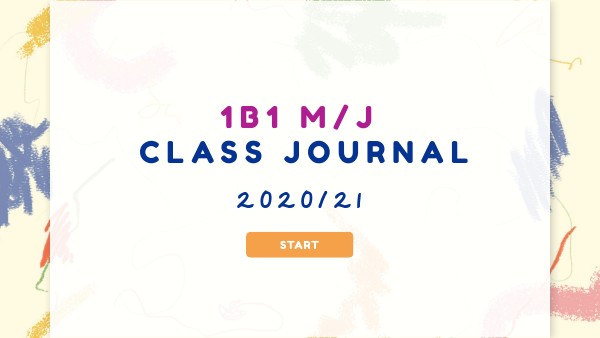 1B1 Class journal