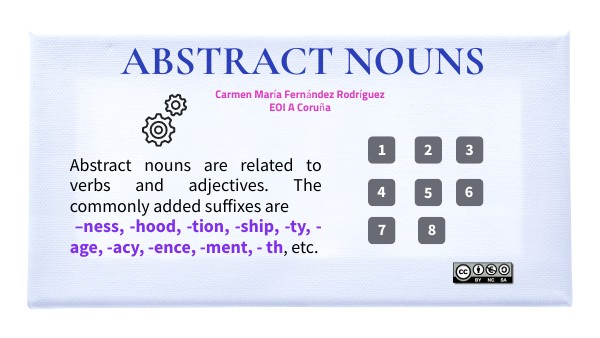 ABSTRACT NOUNS | Genially