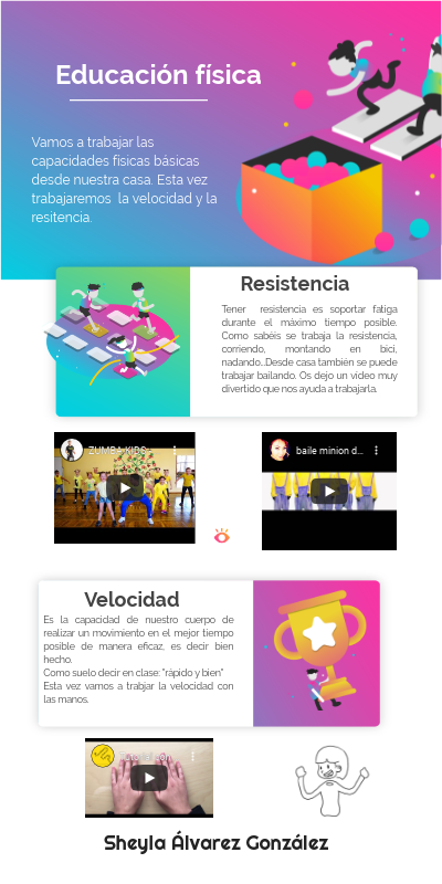 Educación física resistencia y velocidad | Genially