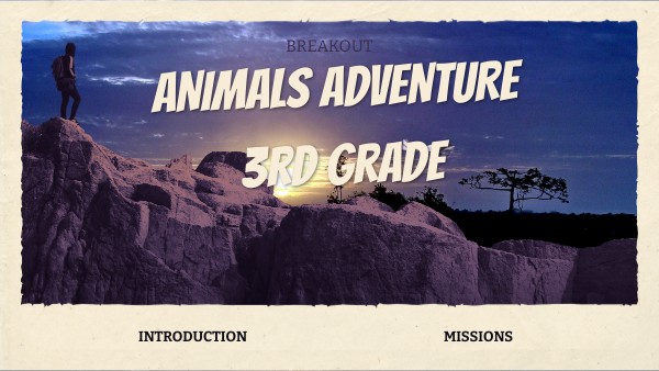 ANIMALS ADVENTURE 3rd | Genially