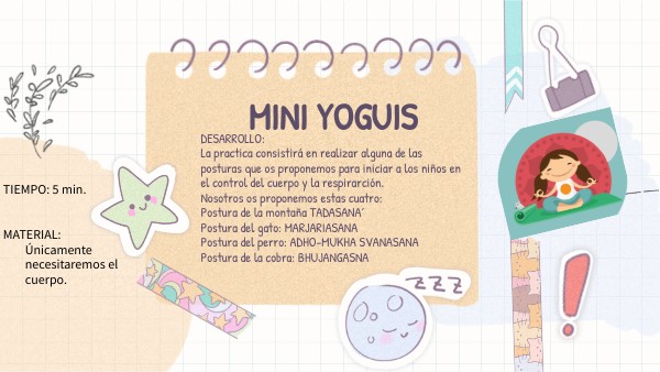 MINI YOGUIS | Genially