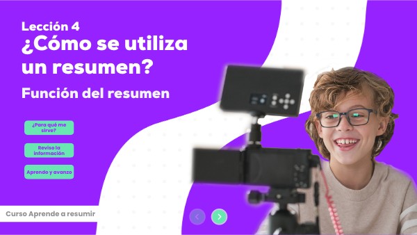 M1L4 ¿Cómo se utiliza un resumen? | Genially