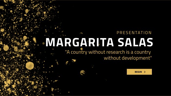 Biografia Margarita Salas | Genially