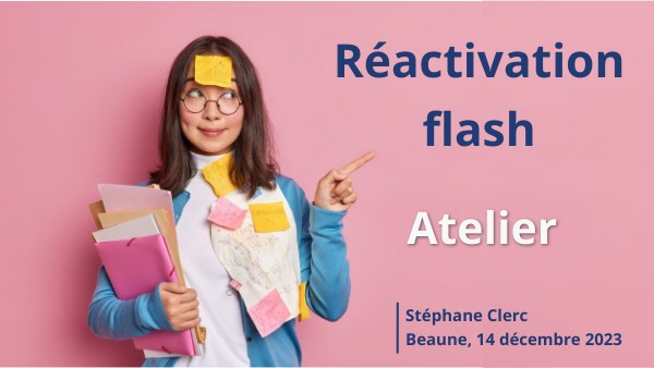 Formation Réactivation-flash | Genially