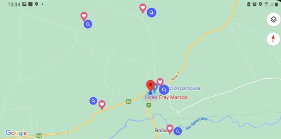 Mapa - Ubicación de las escuelas