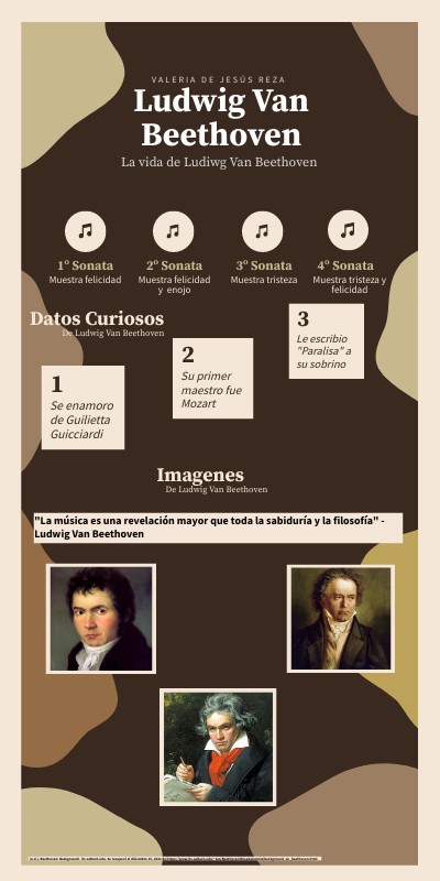 Ludwig Van Beethoven Infografía | Genially