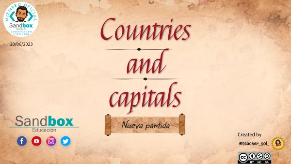 Countries and capitals | Genially
