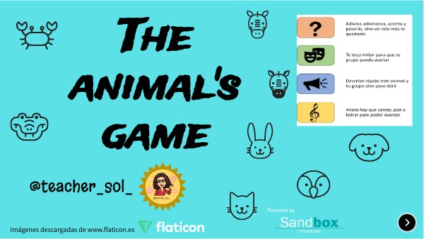 Animals' game by @teacher_Sol_ | Genially