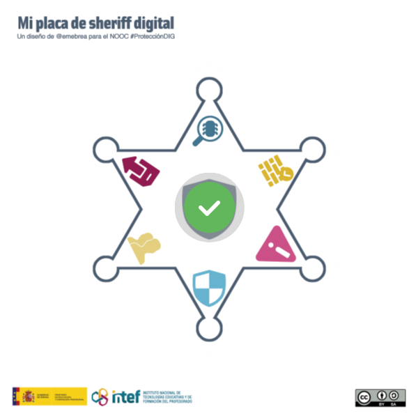 Mi placa de sheriff digital