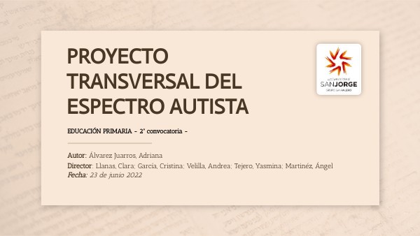 DEFENSA DEL PROYECTO TEA | Genially