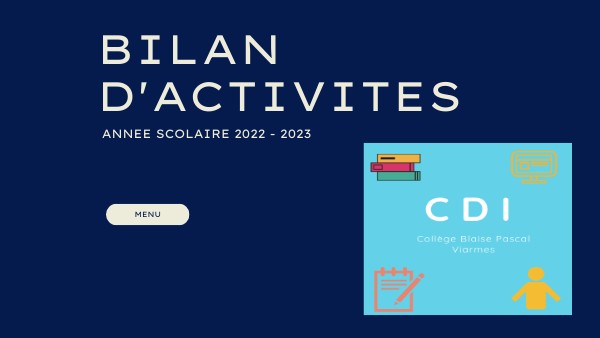 Bilan d'activités 2022-2023
