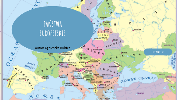 mapa Europy | Genially