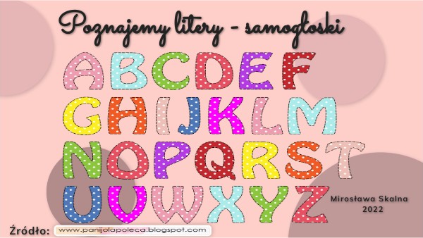 SAMOGŁOSKI | Genially