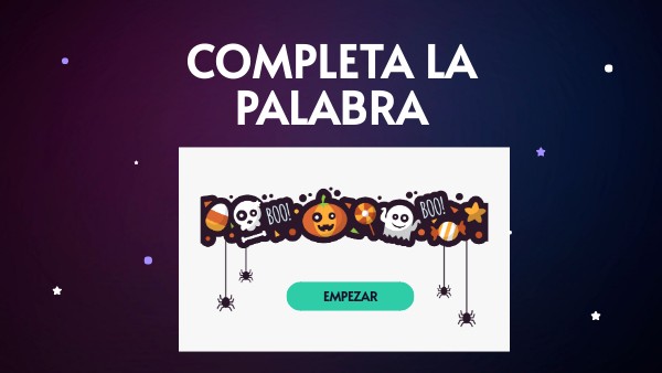 Completa la palabra
