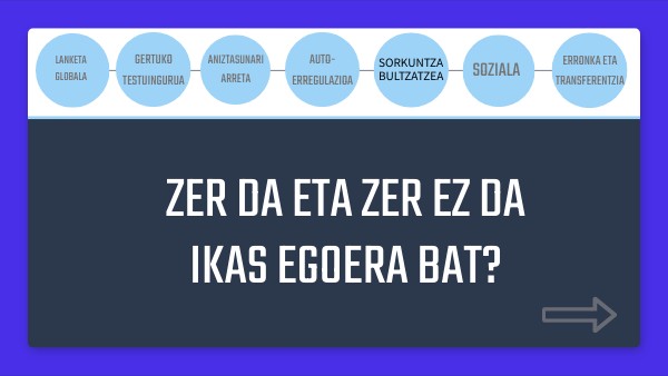 IKAS EGOERA BAI EDO EZ? | Genially