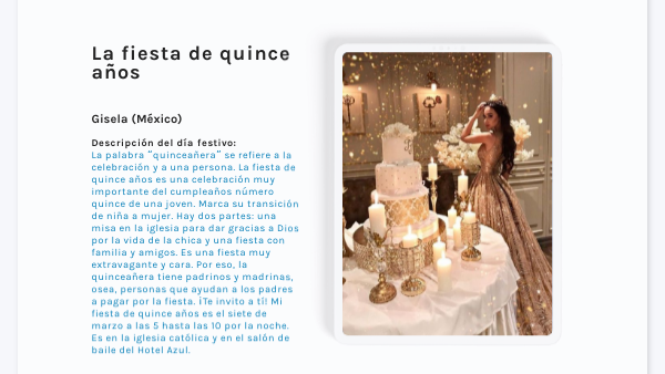 L2M2 Quinceanera Discovery Reading SP