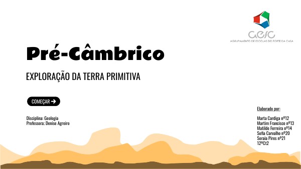 Pré-Câmbrico | Genially