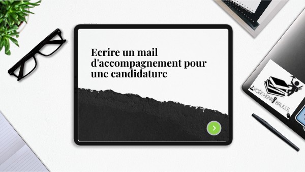 le mail de candidature | Genially