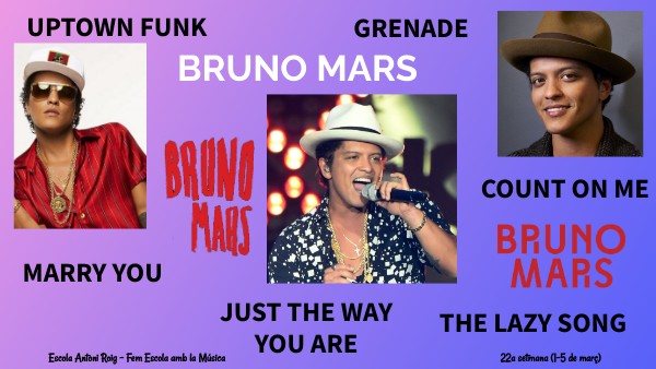 Bruno Mars | Genially
