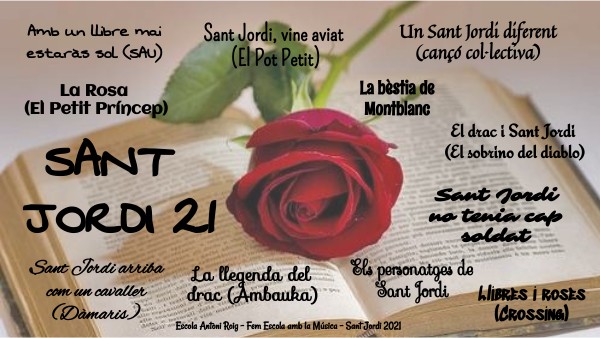 CANÇONS SANT JORDI 2021 | Genially