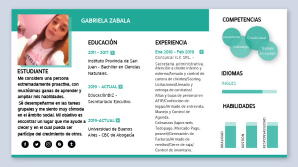CV GABRIELA ZABALA