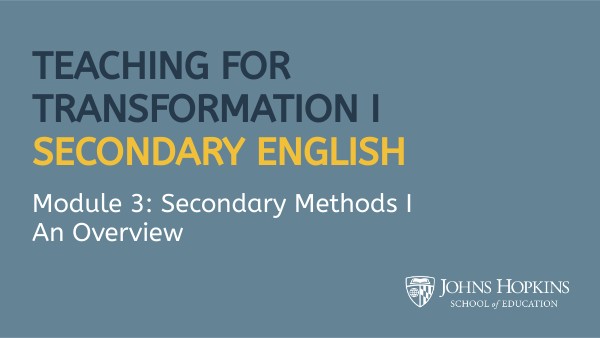 TT I Secondary English | Genially