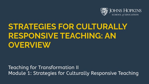 TT II - M1 - Strategies for CRT Overview | Genially