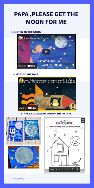 PAPA, PLEASE GET THE MOON FOR ME | Genially