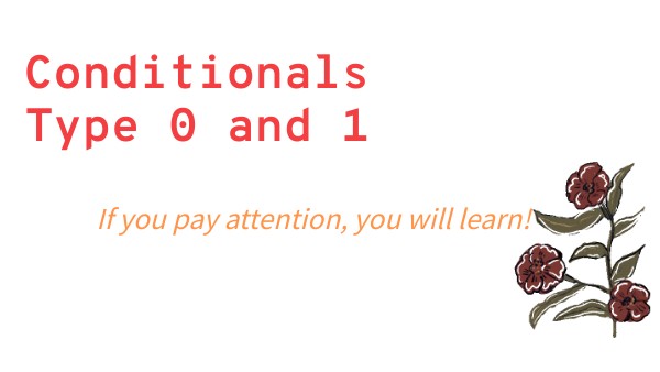 Conditionals Type 0 and 1 | Genially