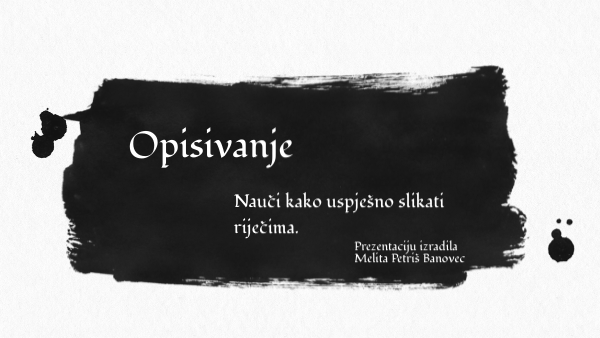 Opisivanje - za web
