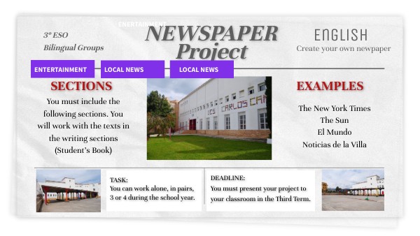 Newspaper Project 3ºESO