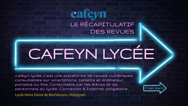 CAFEYN LYCEE | Genially