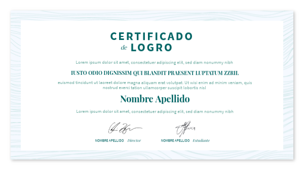 Certificado De Logro Plantillas Gratuitas De Certificados De Logros