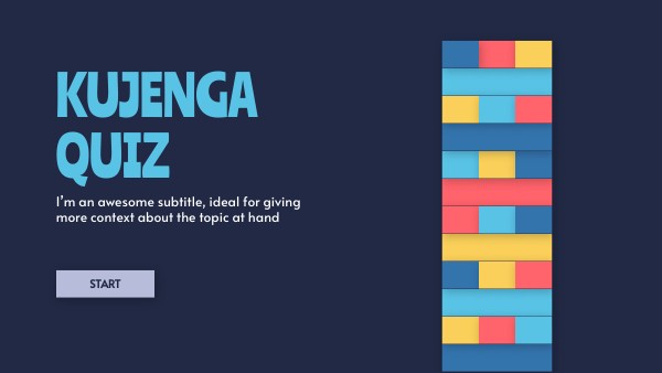 Kujenga quiz | Genially